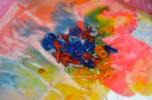 Ice alphabet letters play | Simply Mommie